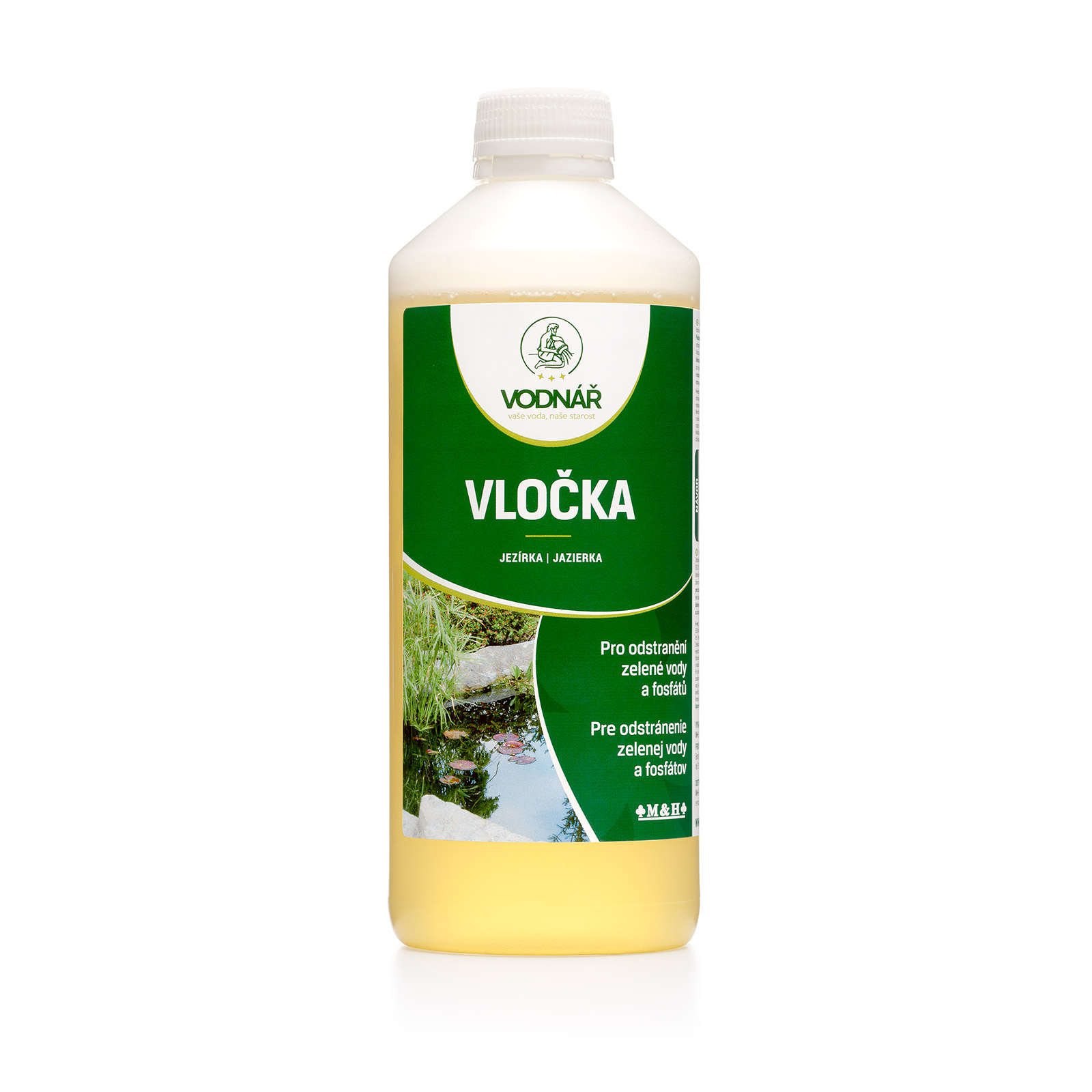 VLOČKA jezírka 0,5 l - vločkovač do jezírka - Vodnar.cz - chemie a ...